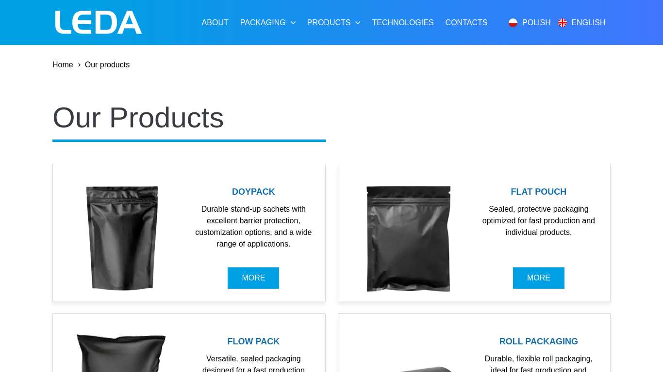 Products | LEDA
